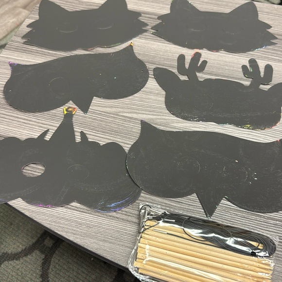 Rainbow paper | Toys | Scratch Art Rainbow Paper 24 Sheets Colorful ...